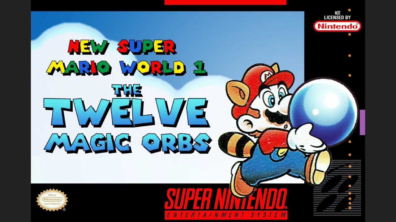 New Super Mario World 1 - The Twelve Magic Orbs (hack) - PhantomSan Games